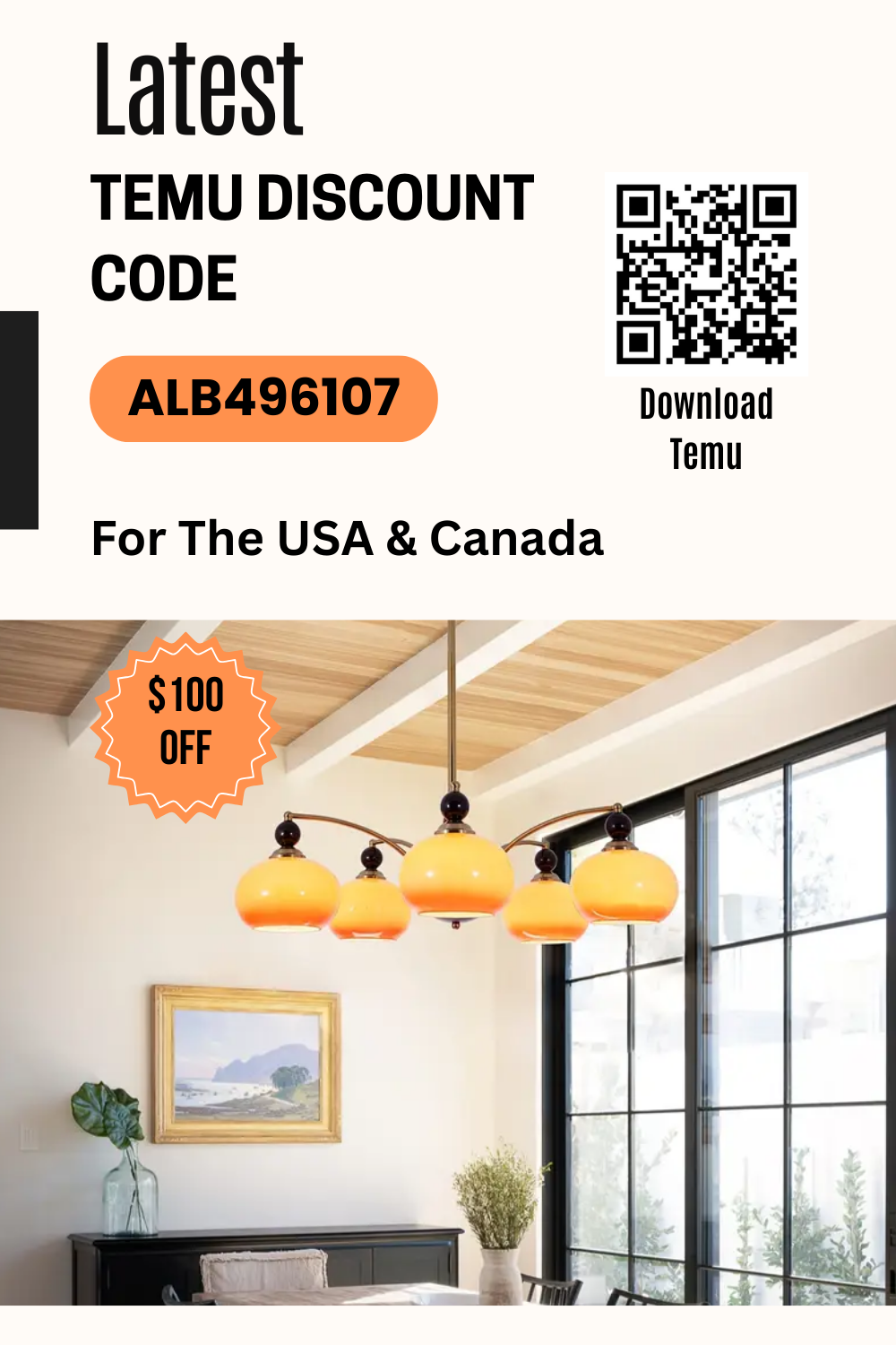 Temu Coupon Code $100 Off [ALB496107] 1st Time Visitors in January2026 ...